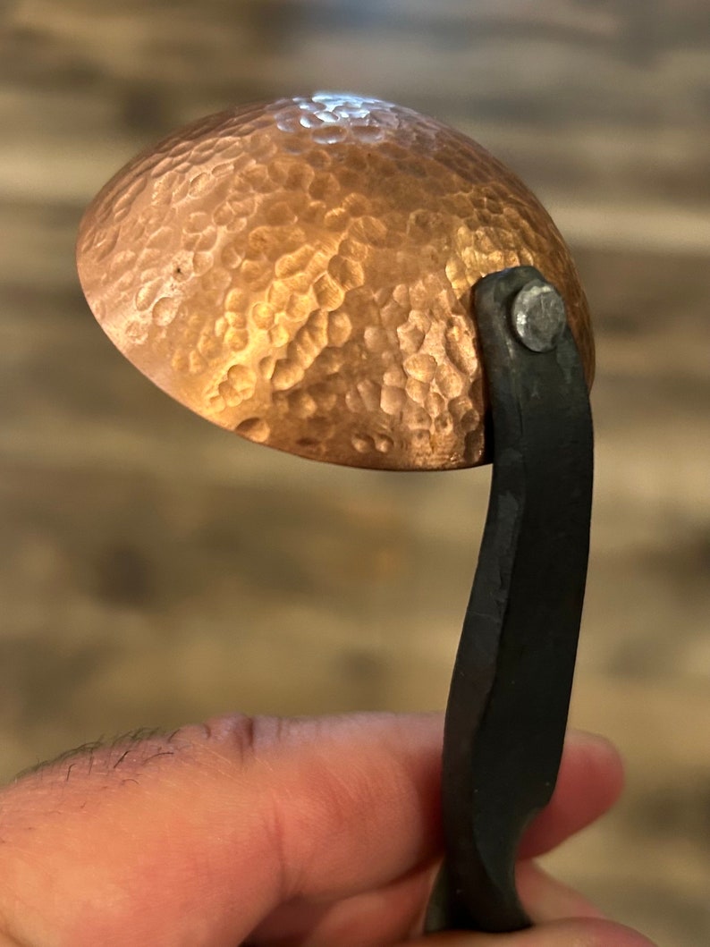 Copper and Steel Coffee Scoop. Hand Forged. Blacksmithing FREE SHIPPING ...