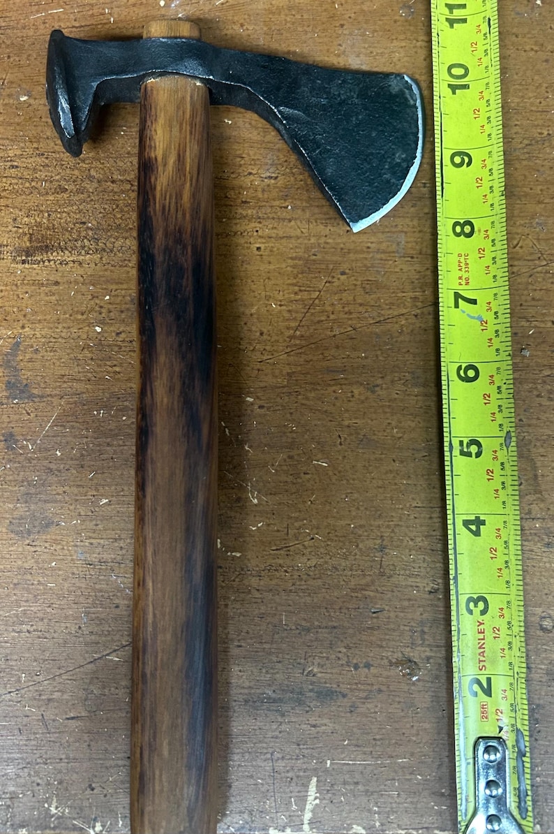 Hand Forged Railroad Spike Tomahawk With Leather Sheath - Etsy