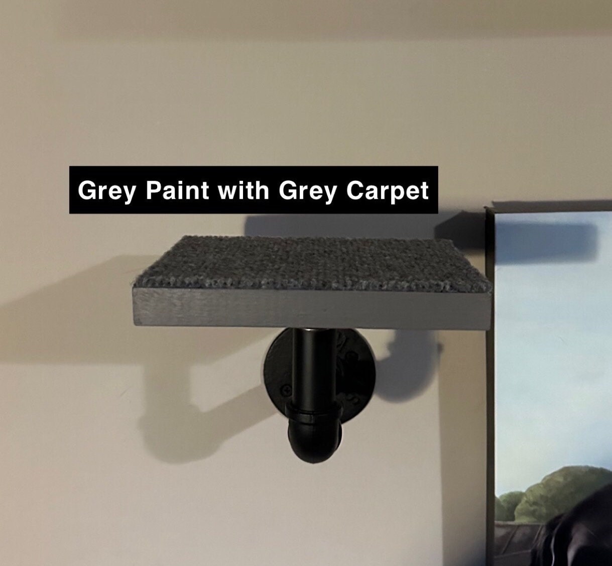 4 PACK Industrial Cat Walk Wall Shelves/steps With Carpet, Cat ...