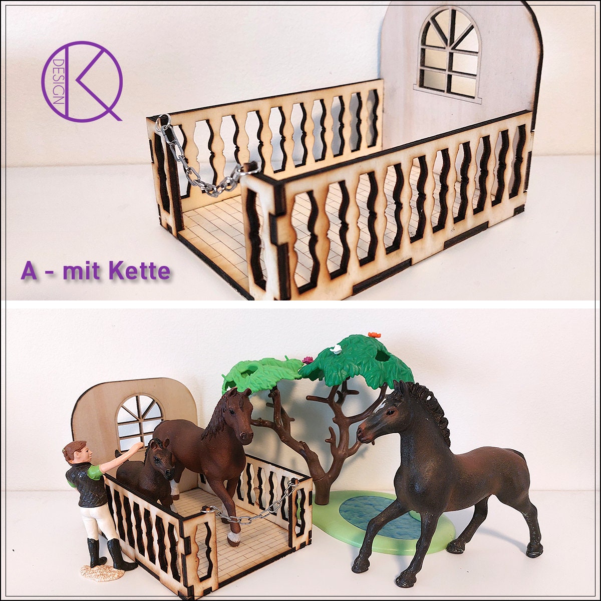 Horse Boxes, Stable, Wooden Horse Stable, Laser Cut File, Xtool M1 - Etsy