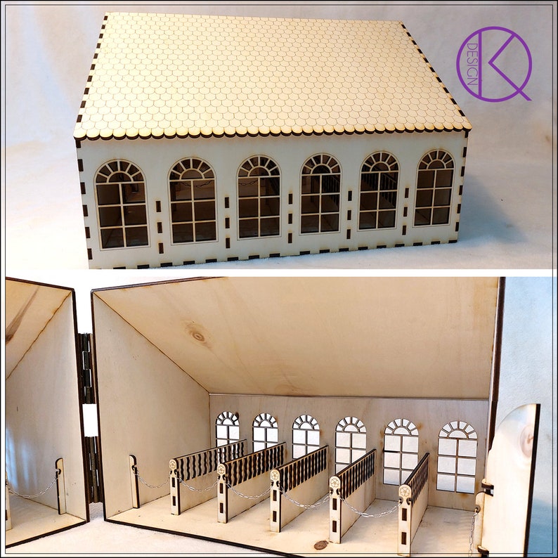 Stable, Horse Stable Made of Wood, Laser Cut File - Etsy Australia