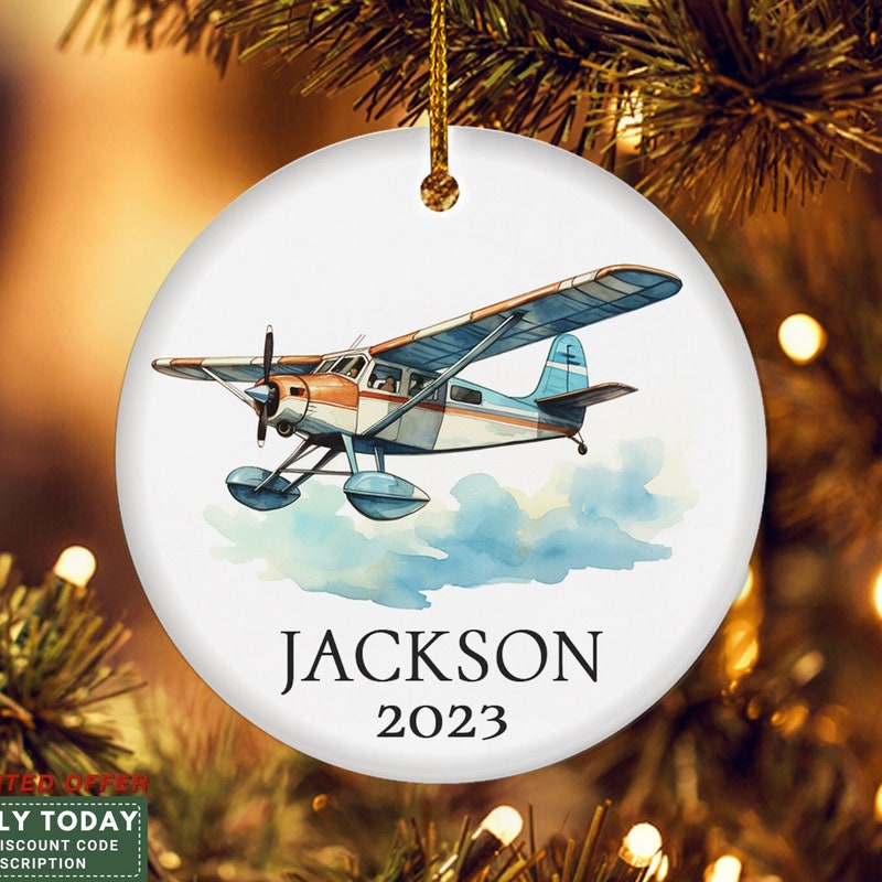 Aviation Christmas Ornament - Etsy
