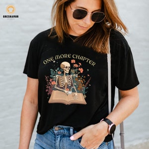 One More Chapter Shirt, Shirts About Books, Book Lover Shirt,reading ...