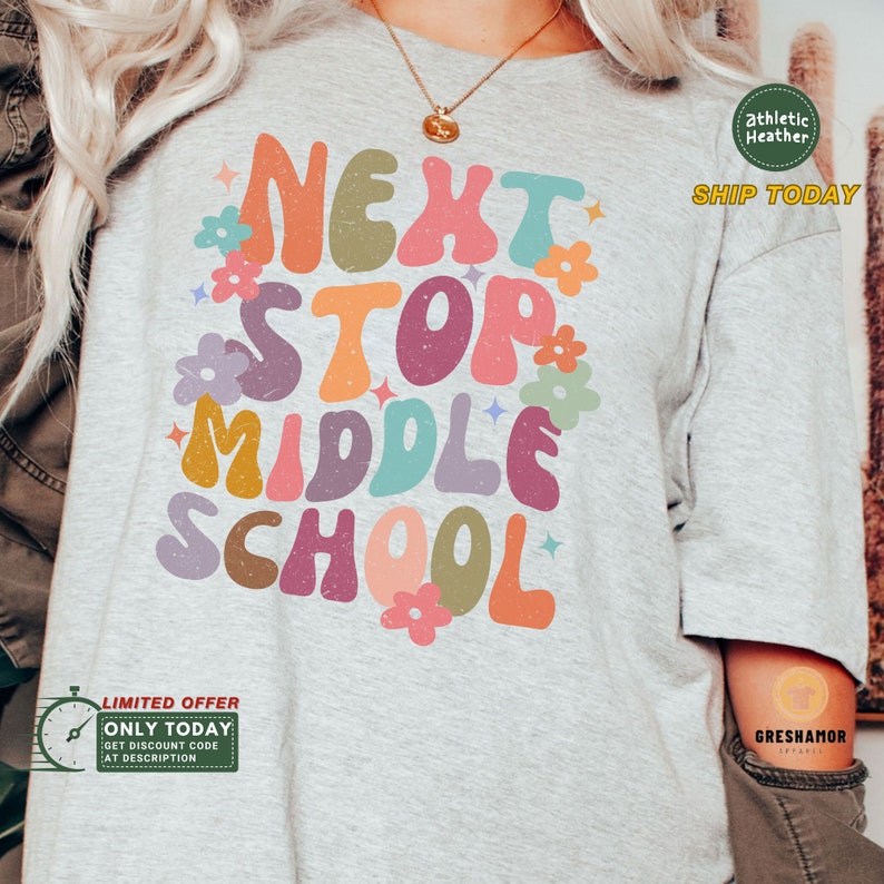 Next Stop Middle School Shirt Fifth Grade Graduation Shirt - Etsy