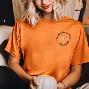 Custom Retro Halloween Code Boo in the ER Nurse Shirt, Halloween Horror ...