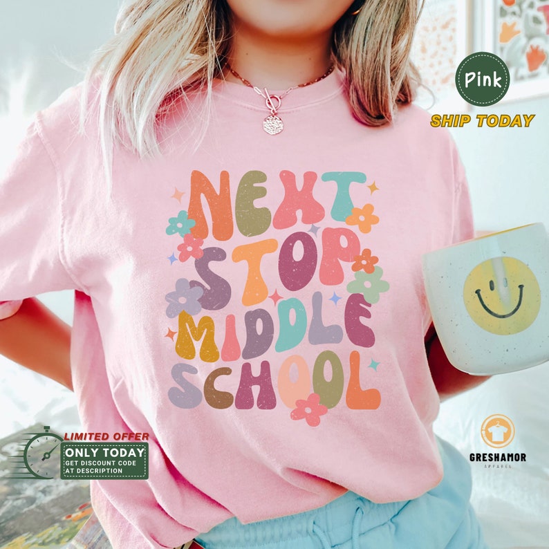 Next Stop Middle School Shirt Fifth Grade Graduation Shirt - Etsy