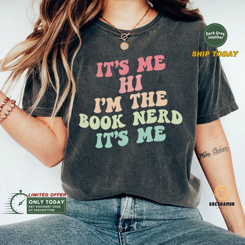 Book Nerd - Etsy
