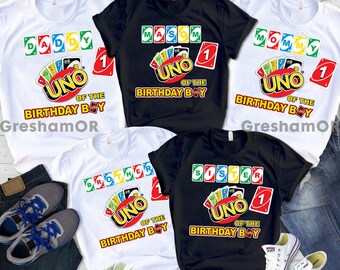 Uno Birthday Shirt - Etsy