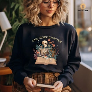 One More Chapter Shirt, Shirts About Books, Book Lover Shirt,reading ...