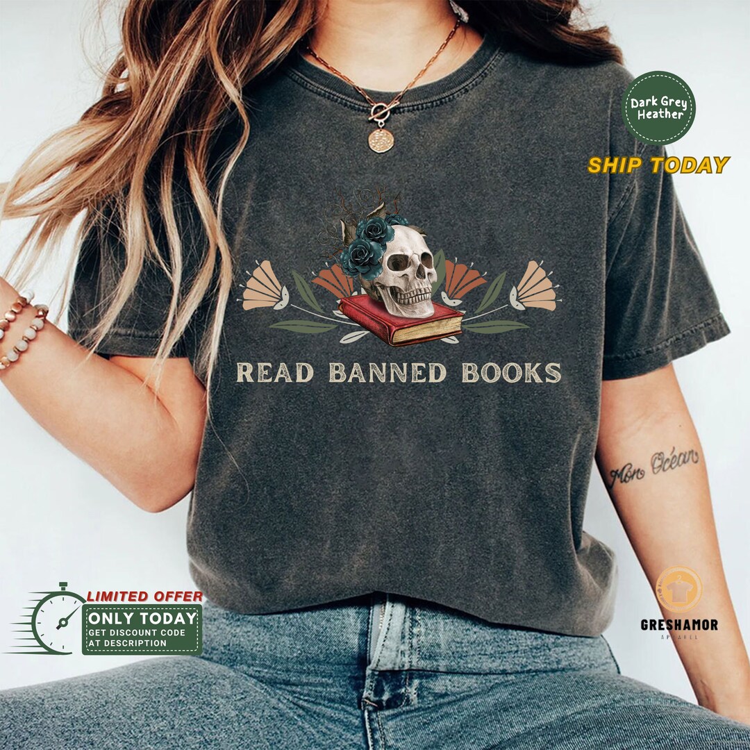Read Banned Books Shirt, Bookish Shirt Banned Books Sweatshirt Banned ...