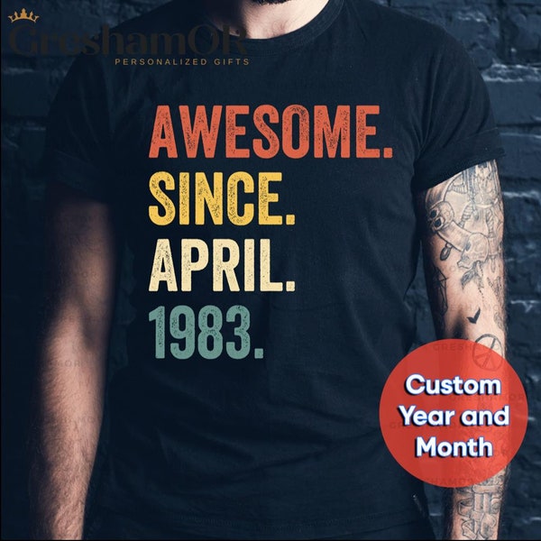 Awesome Since 1983 Svg - Etsy