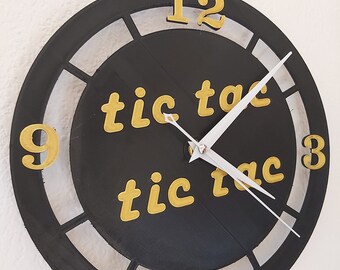 Tic Tac Clock - Etsy