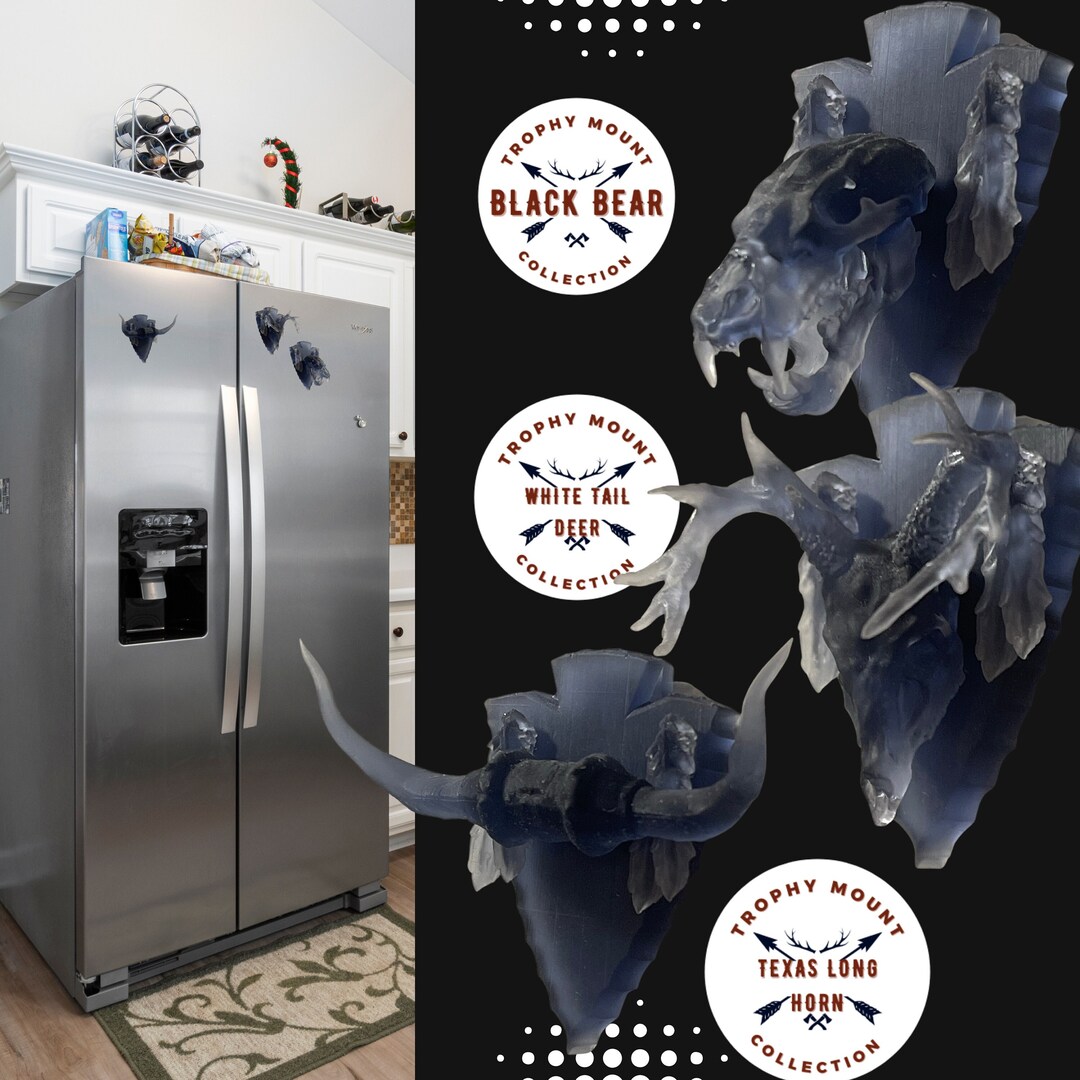 Trophy Mount Collection Magnets - Etsy