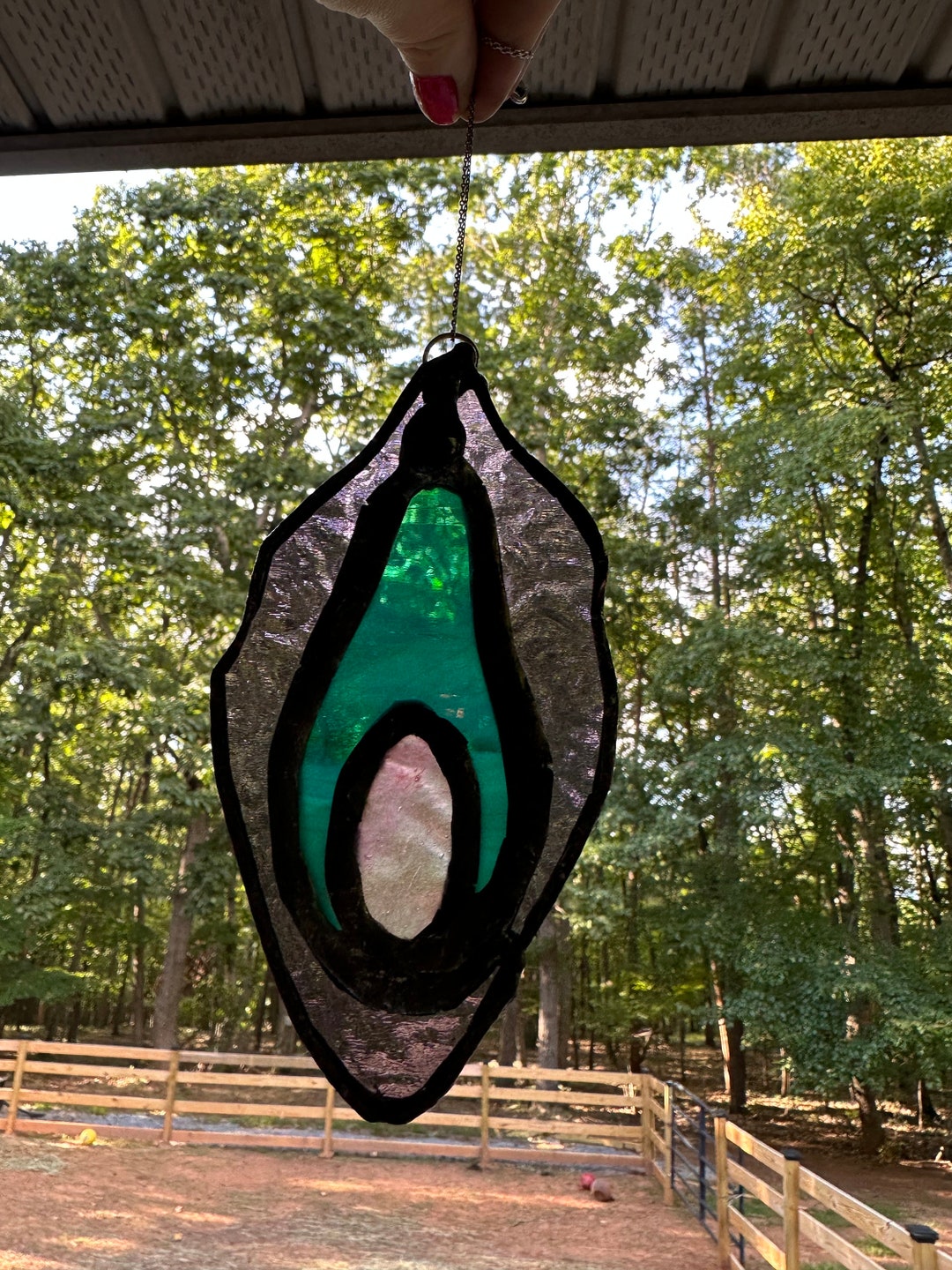 Yoni Sun Catcher Purple - Etsy