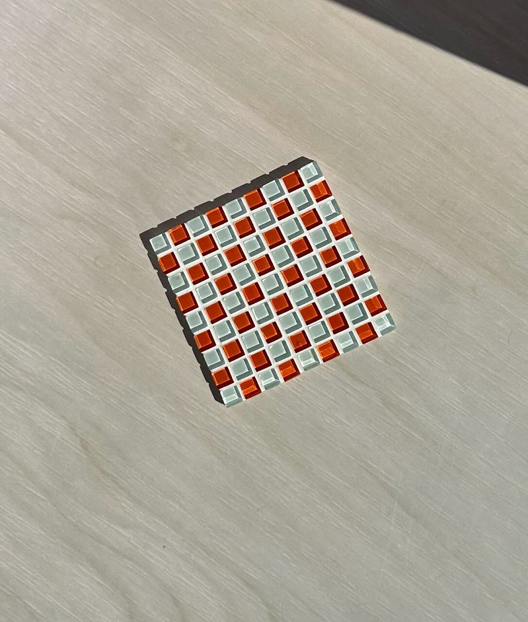 Glass Tile Mini Table Handmade Jewelry Displays Decoration Housewarming ...