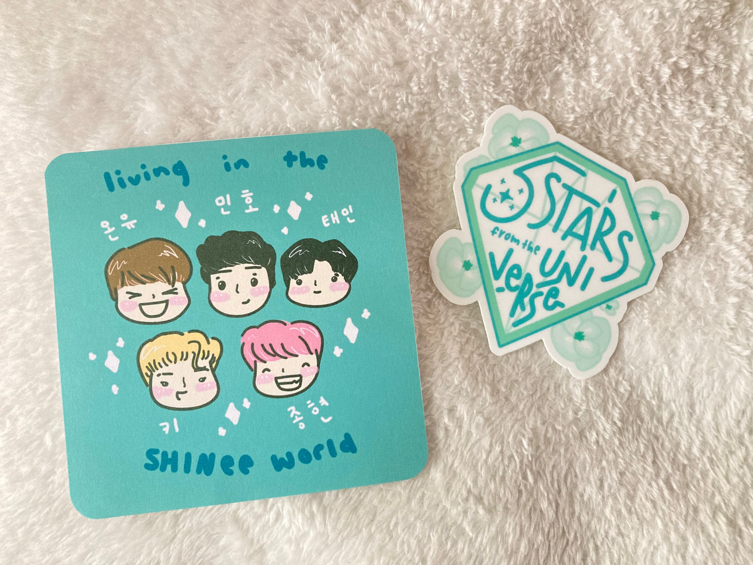 Shinee Debut Stage Die Cut Vinyl Sticker | K-pop Stationery Goods K-pop ...