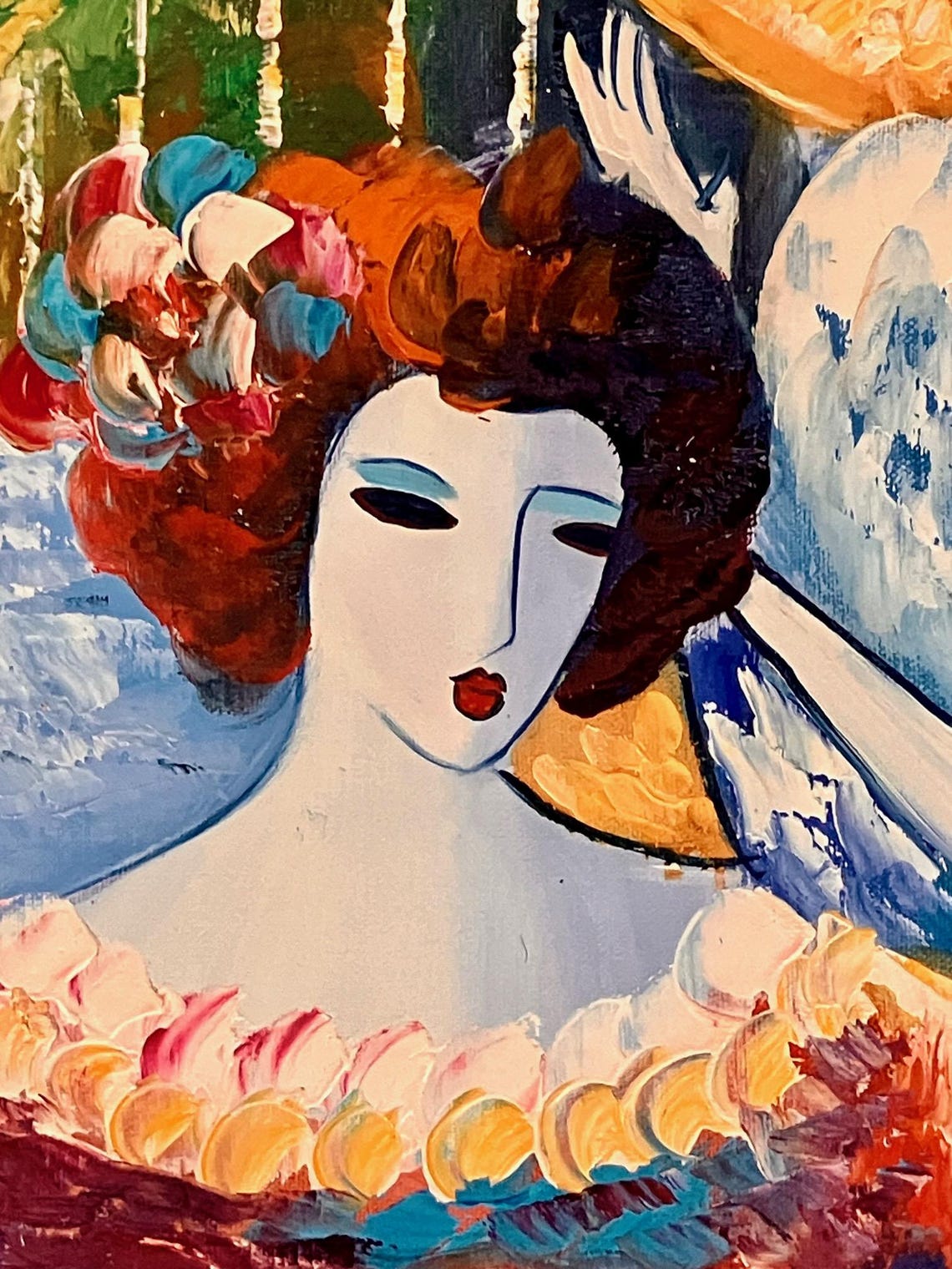 Two Women Seaside Tea - Original Oil on Canvas (P. Sloot) - Etsy