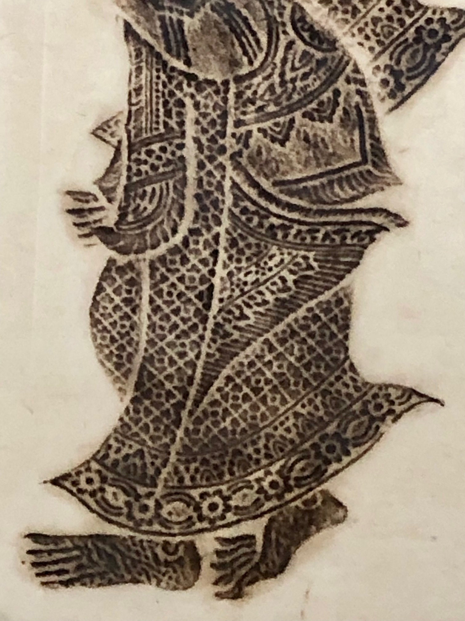 Three Thai Flutists Thai Chalk Ink Temple Rubbing - Etsy