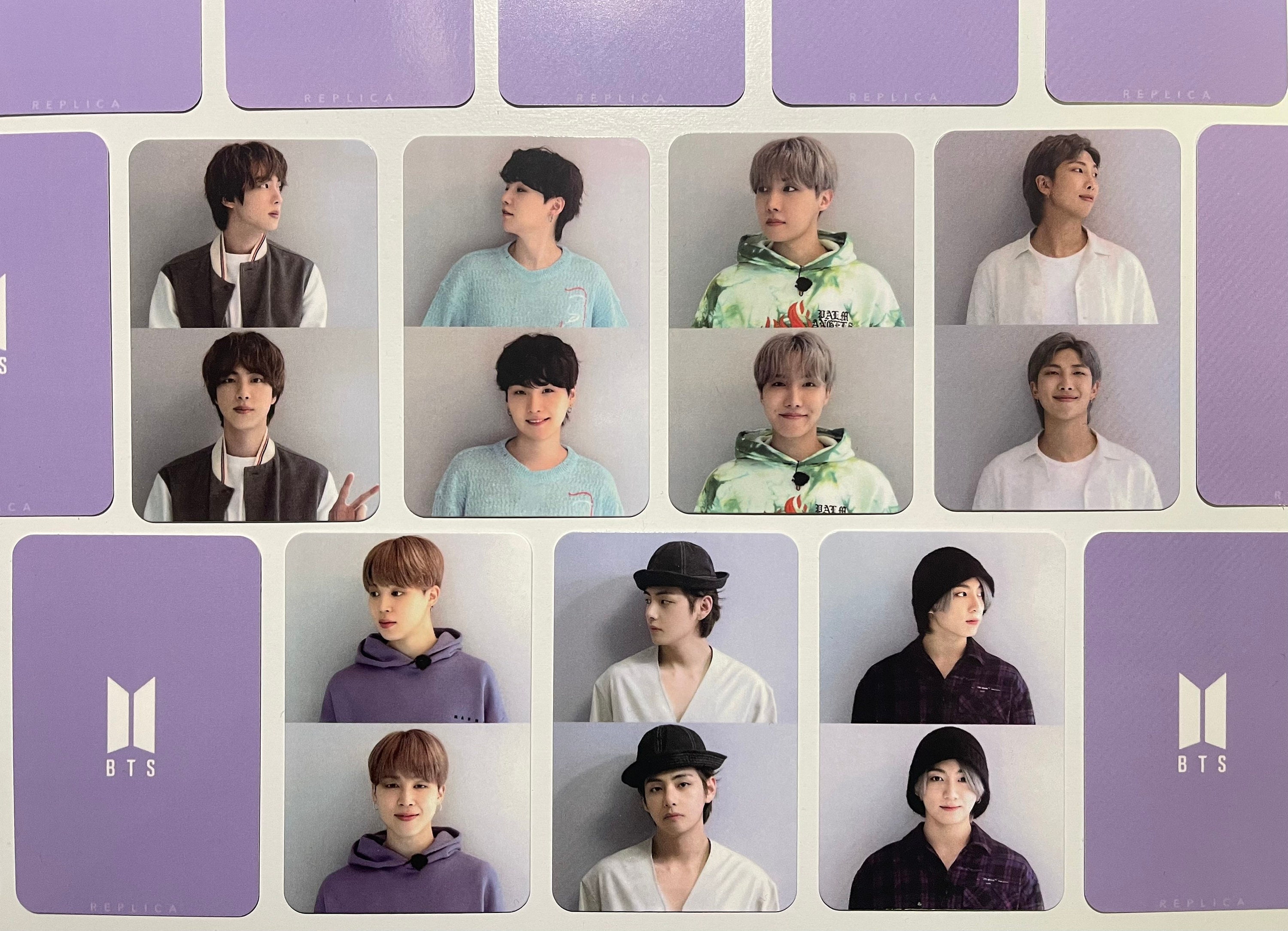 BTS Merch Box 3 Replica Photocards | Etsy