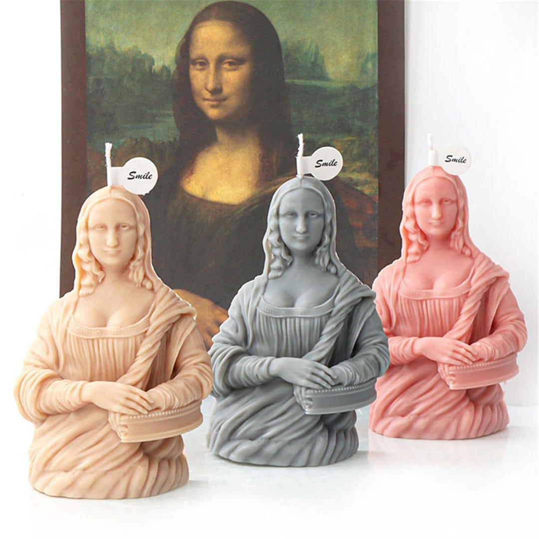 Mona Lisa Bust Silicone Mold | DIY Candle, Resin, Gypsum - Etsy