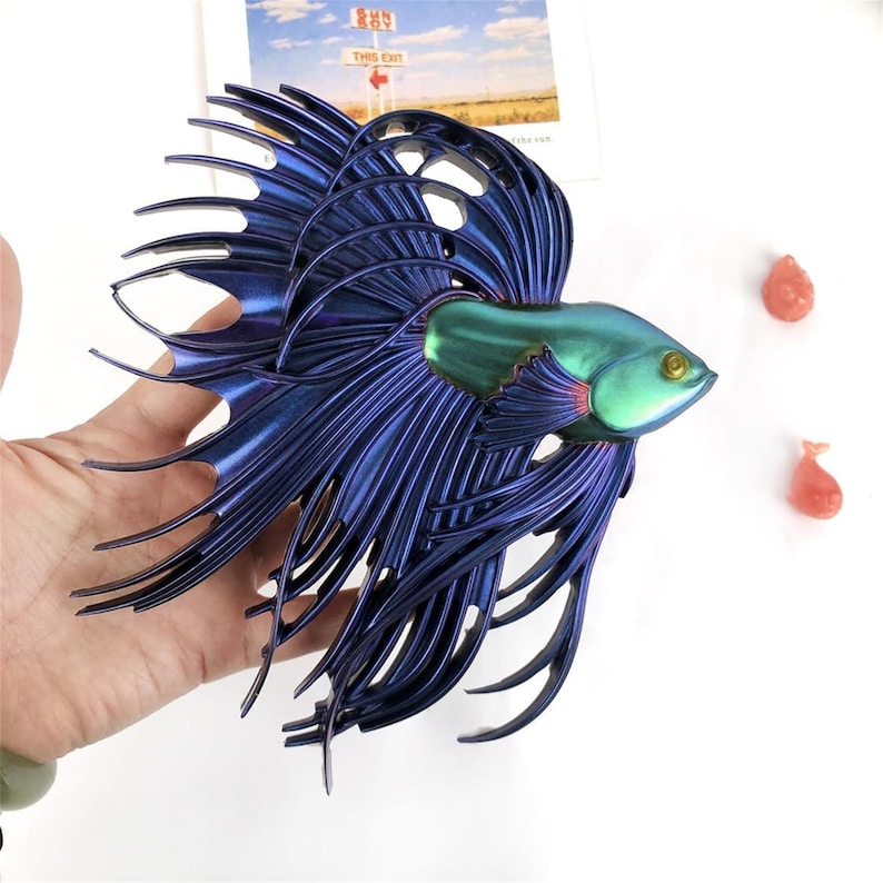 3D Betta Fish Silicone Mold, Wall Art Resin, Epoxy Molds - Etsy