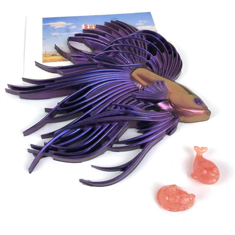 3D Betta Fish Silicone Mold, Wall Art Resin, Epoxy Molds - Etsy