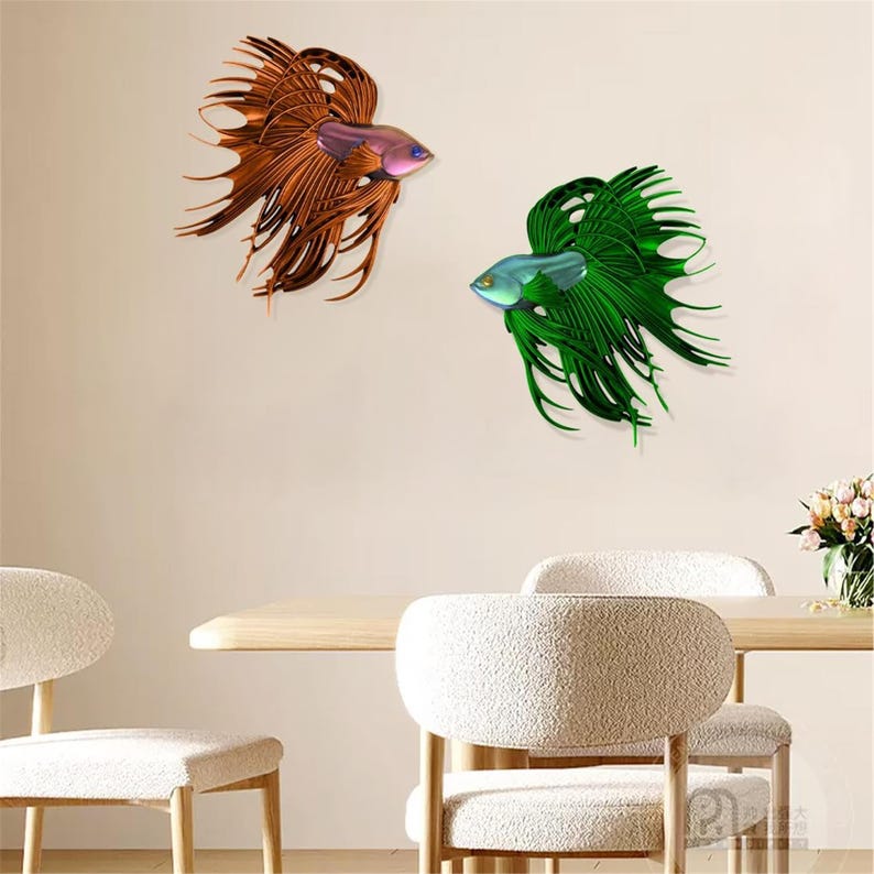 3D Betta Fish Silicone Mold, Wall Art Resin, Epoxy Molds - Etsy