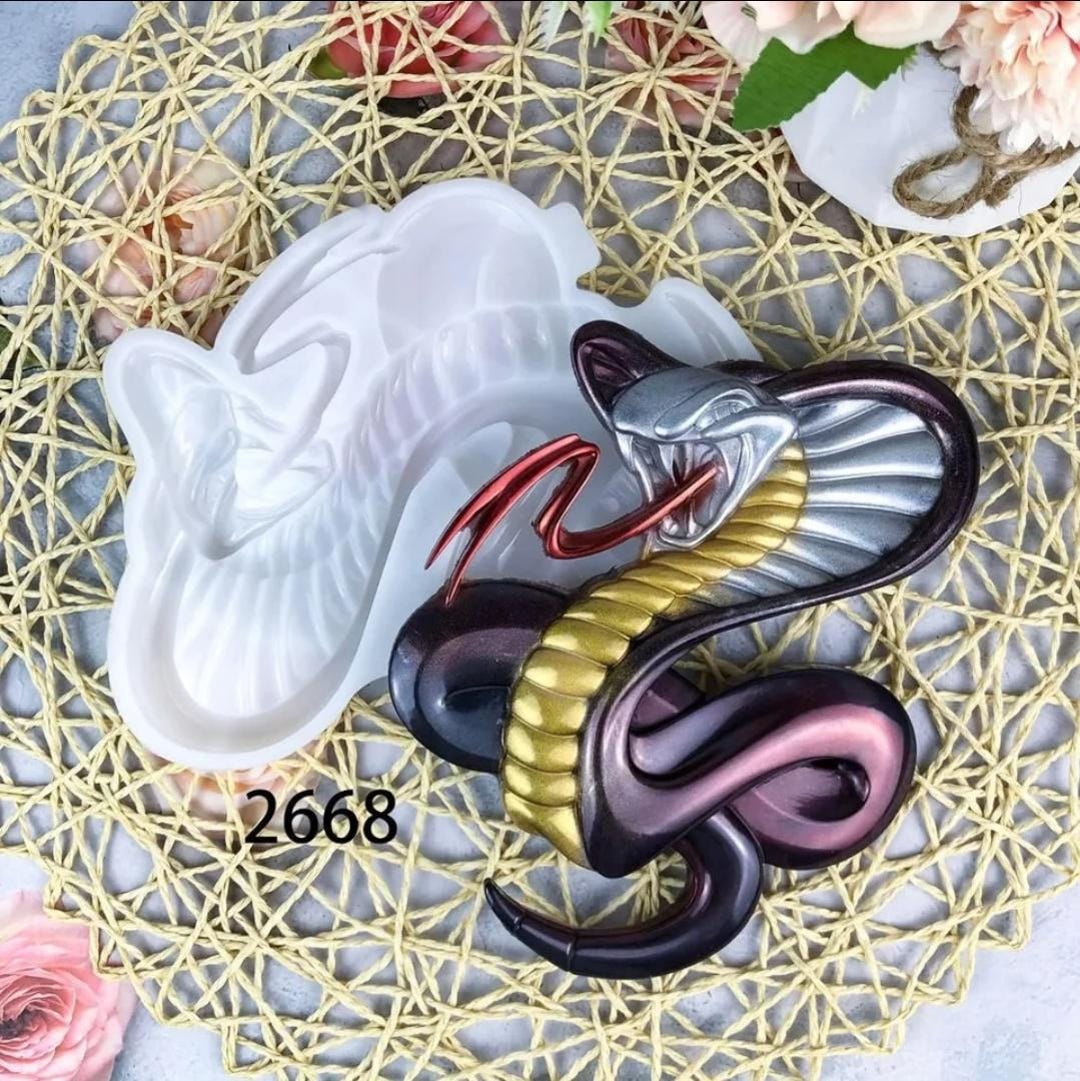 Silicone Snake Mould | Snake Mold for Resin | Cobra Mold - Etsy