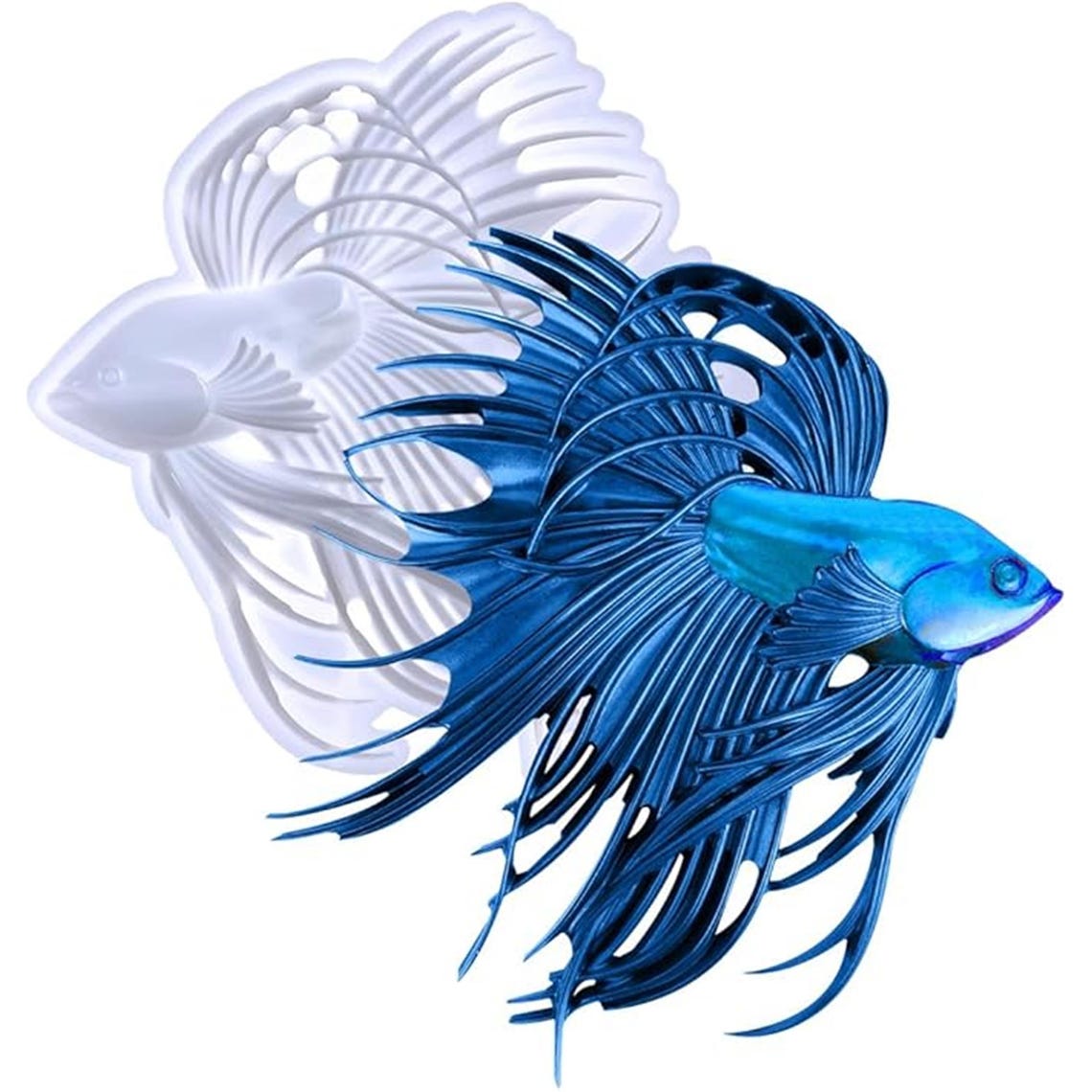 3D Betta Fish Silicone Mold, Wall Art Resin, Epoxy Molds - Etsy