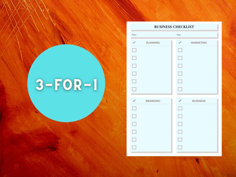 Printable Business Planner Bundle / Daily Organizer / - Etsy