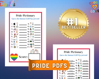 Lgbtq Pictionary - Etsy