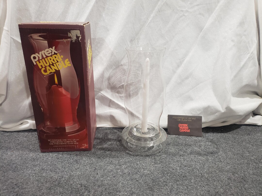 Vintage Pyrex Hurri-candle by Corning Collectible Candle Holder Model ...