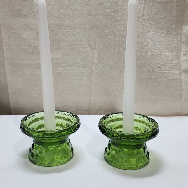 Green Candlesticks - Etsy