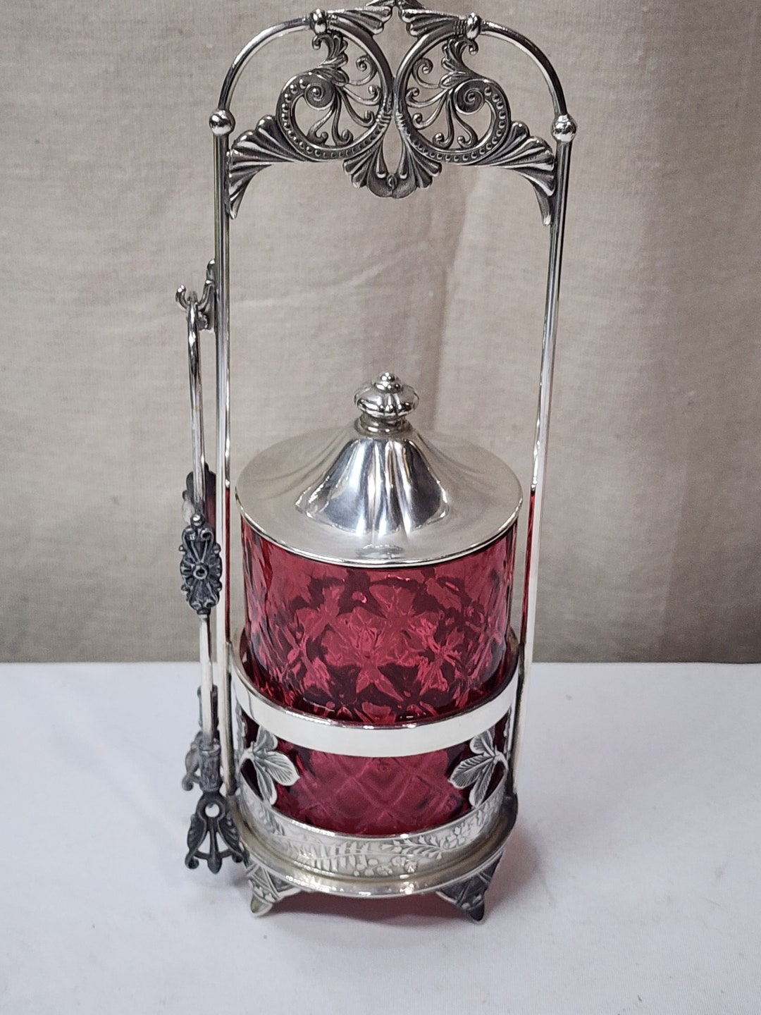 Antique Pickle Castor, Pairpoint MGF. Co,sliverplated, Quarruple Plated ...