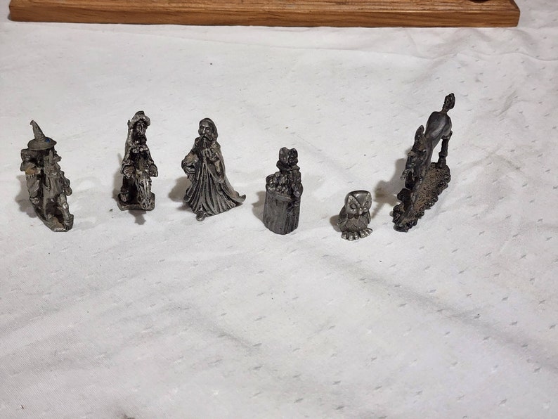 Vintage Franklin Mint Saturday Evening Post Pewter Figure Set Parade of ...