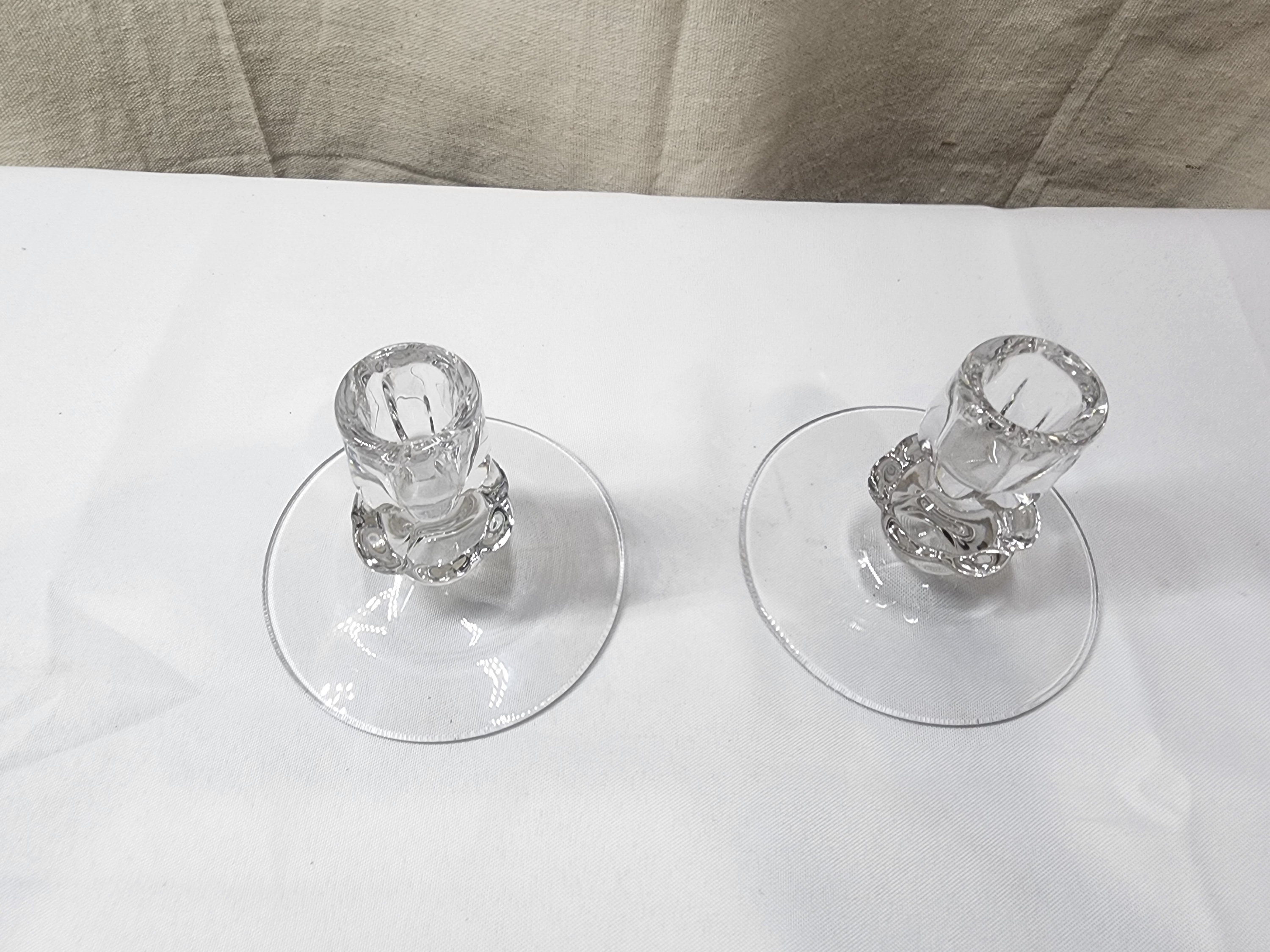 Duncan & Miller Canterbury Single Light Candlestick Holder Set 3.5 ...