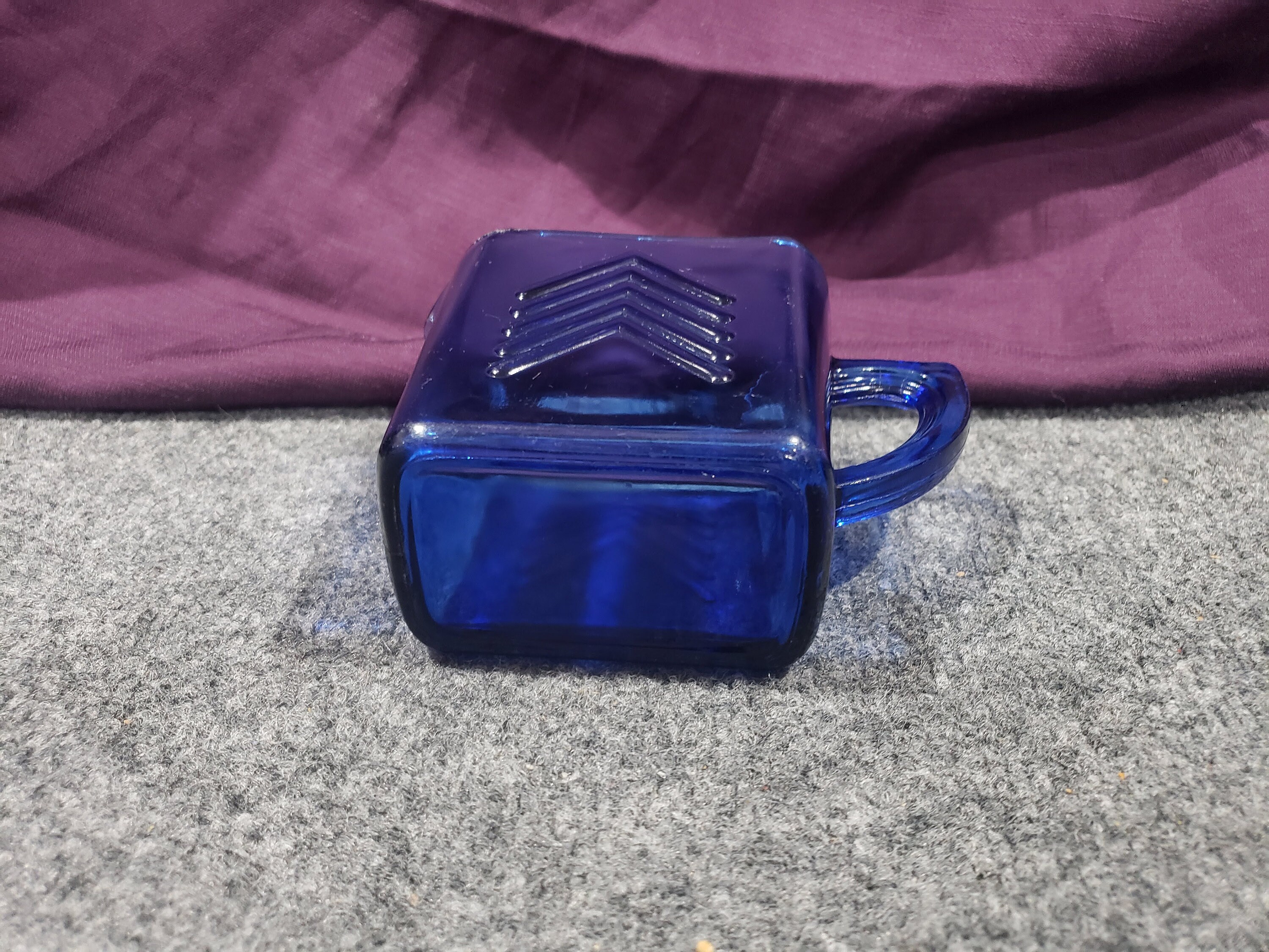 Vintage Hazel Atlas Depression Glass Cobalt Blue Pitcher | Etsy