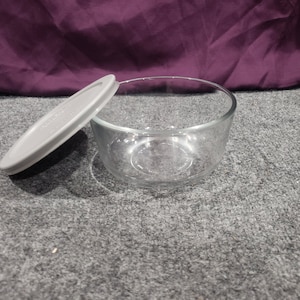 Pyrex #7201A 1 Quart Clear Glass Food Storage Bowl & 4-cup Lid USA - Etsy