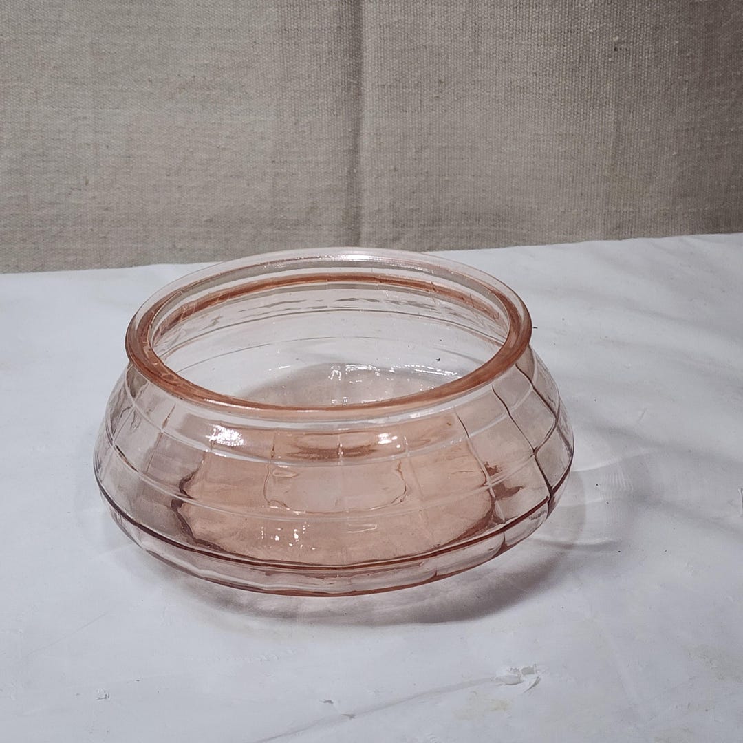 Anchor Hocking PINK Block Optic Candy Dish Bottom (replacement) - Etsy