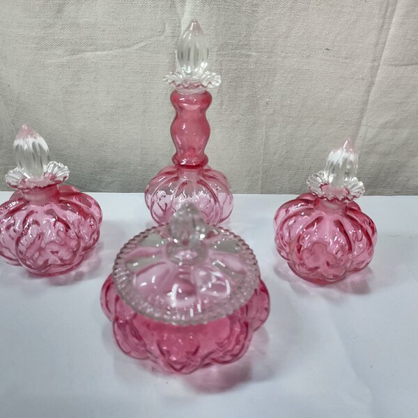 Fenton Cranberry Glass - Etsy