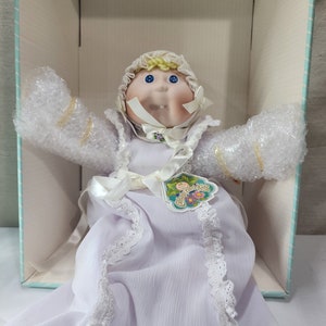 1985 Cabbage Patch Kids, 'jenifer Alice' 16" Porcelain Doll W/ Org. Box ...