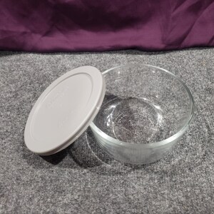 Pyrex #7201A 1 Quart Clear Glass Food Storage Bowl & 4-cup Lid USA - Etsy