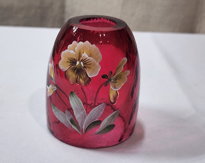 Fenton Ruby Red Fairy Lamp (shade Only) Signed - Etsy