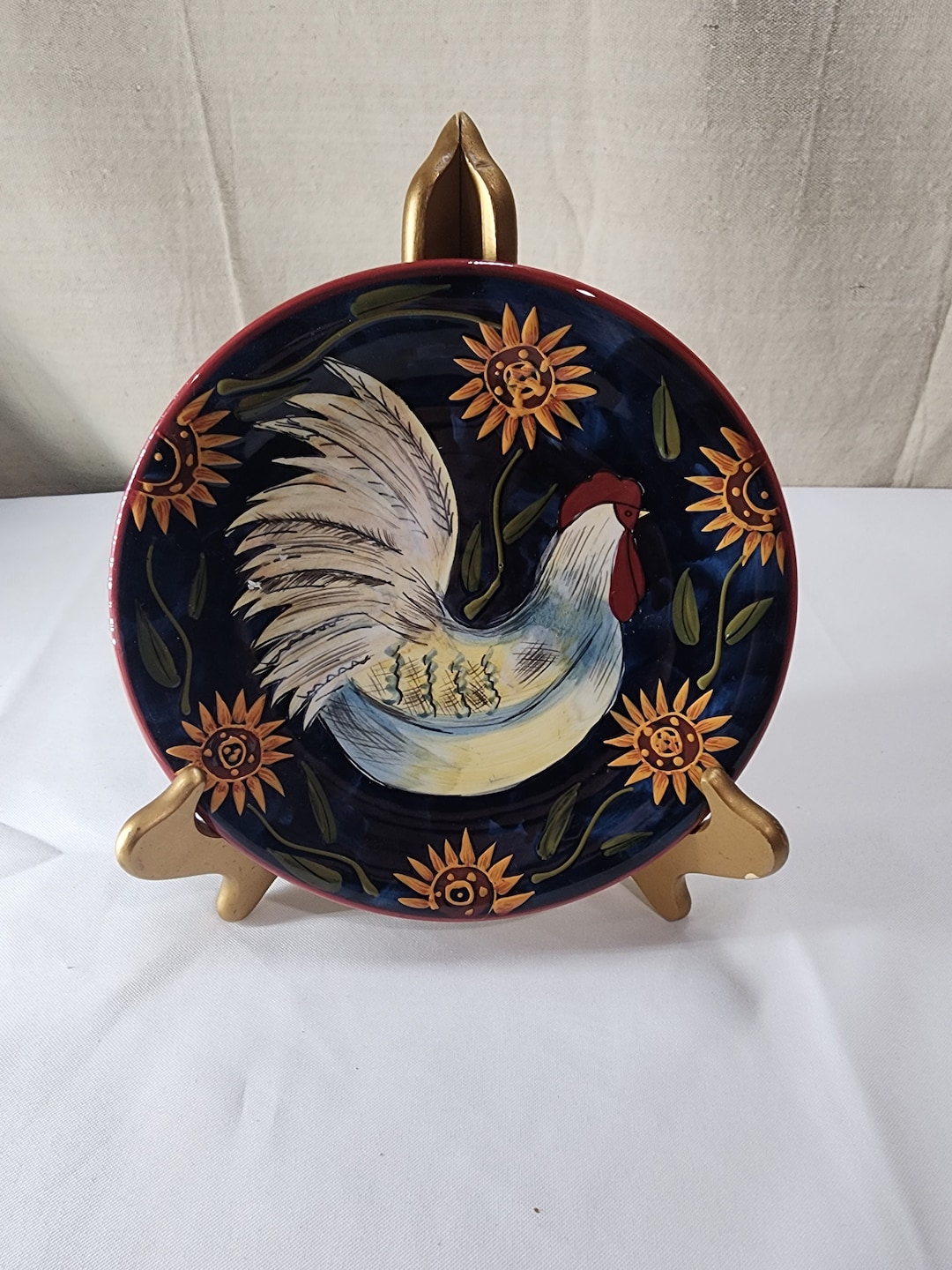 Certified International SUSAN WINGET Sunrise Rooster 8 1/2" Salad ...