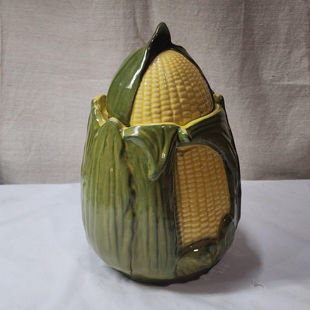 Vintage Shawnee Pottery Corn King Cookie Jar #66 USA - Etsy