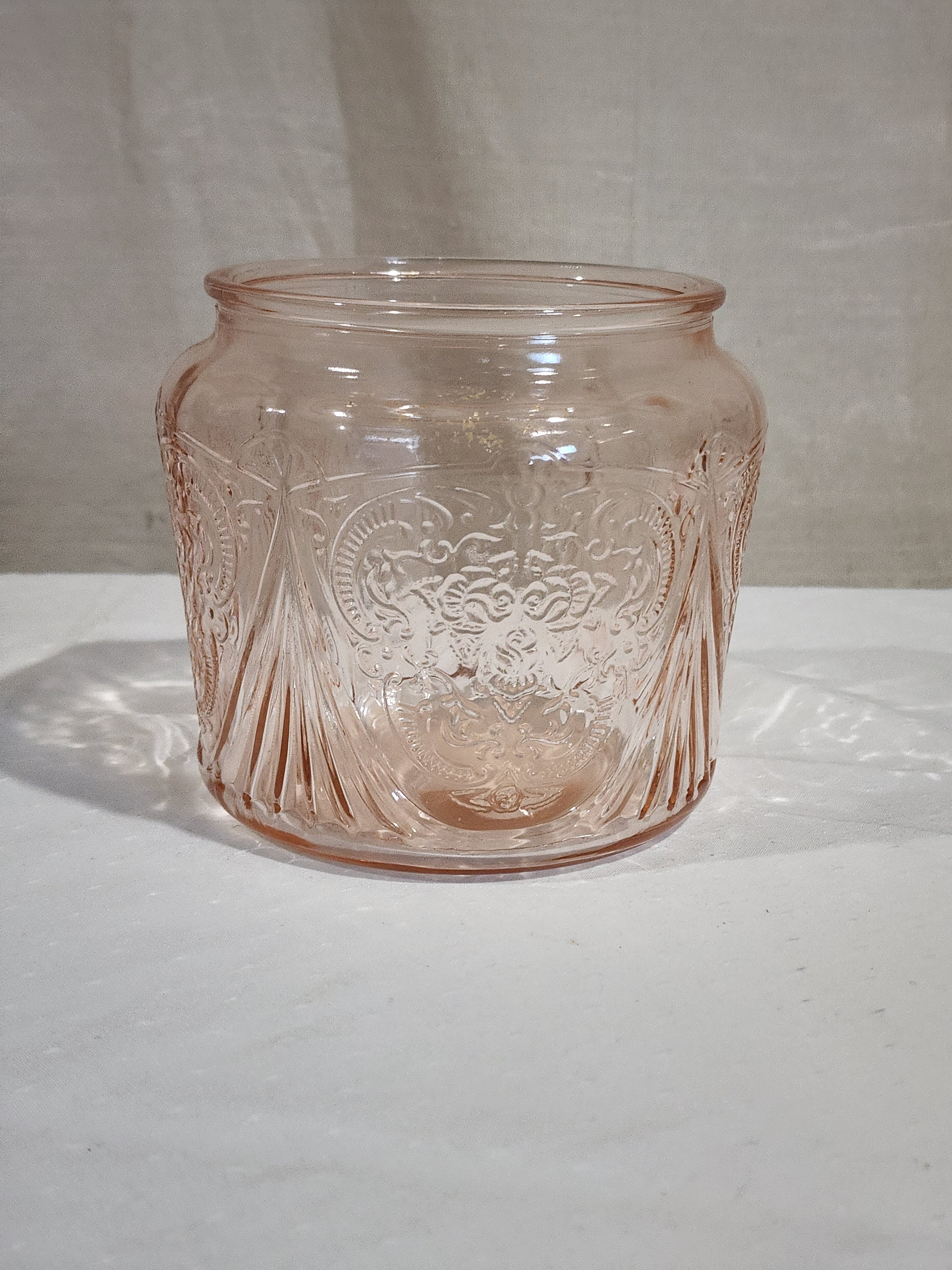 Vintage Hazel Atlas Pink Royal Lace Depression Glass Cookie | Etsy