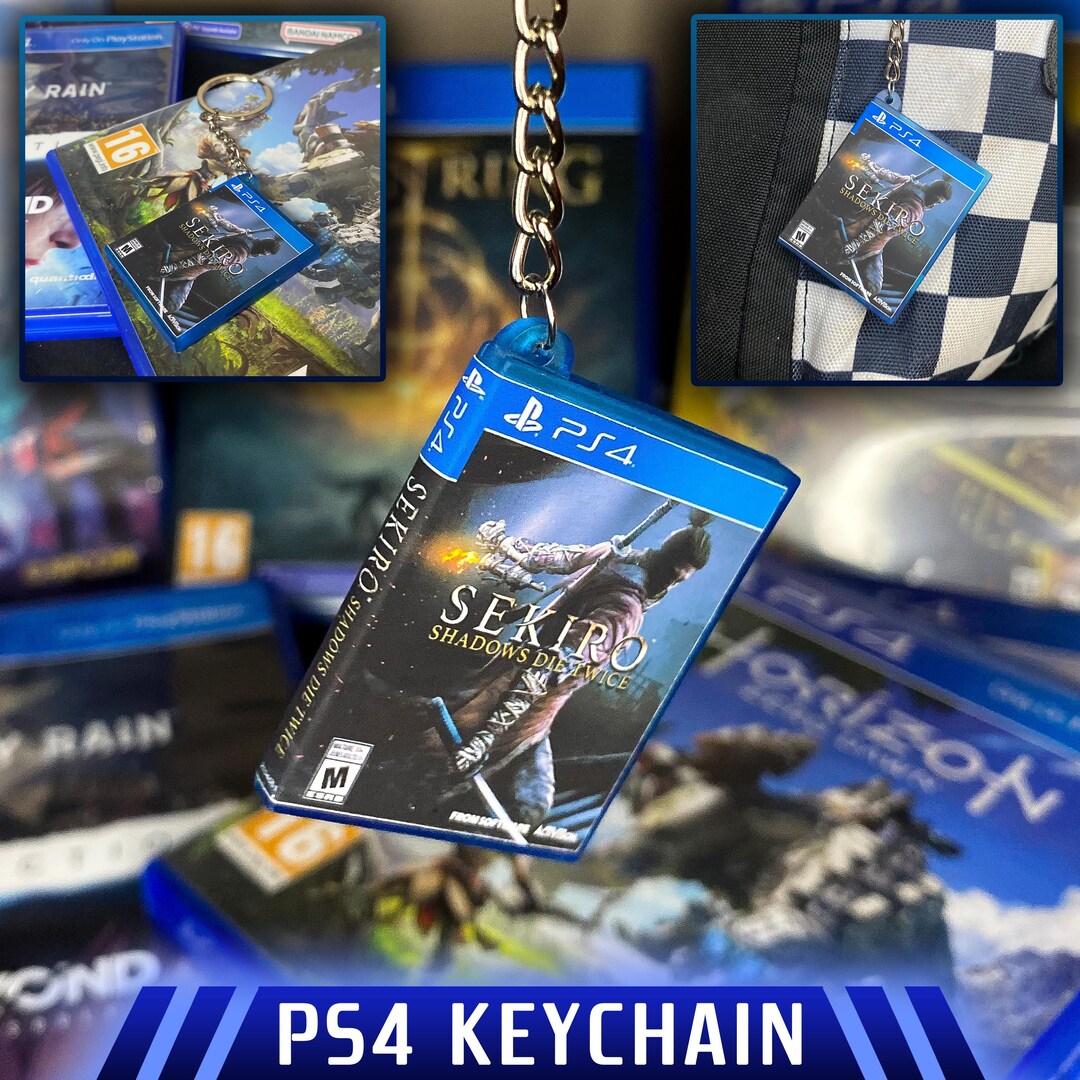 Sekiro - PS4 Keychain | Mini Game Case Keyring, Gamer Gift, Playstation ...