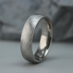 Titanium Wedding Rings Set. Heavy Matt Finish. Matching Wedding Rings ...