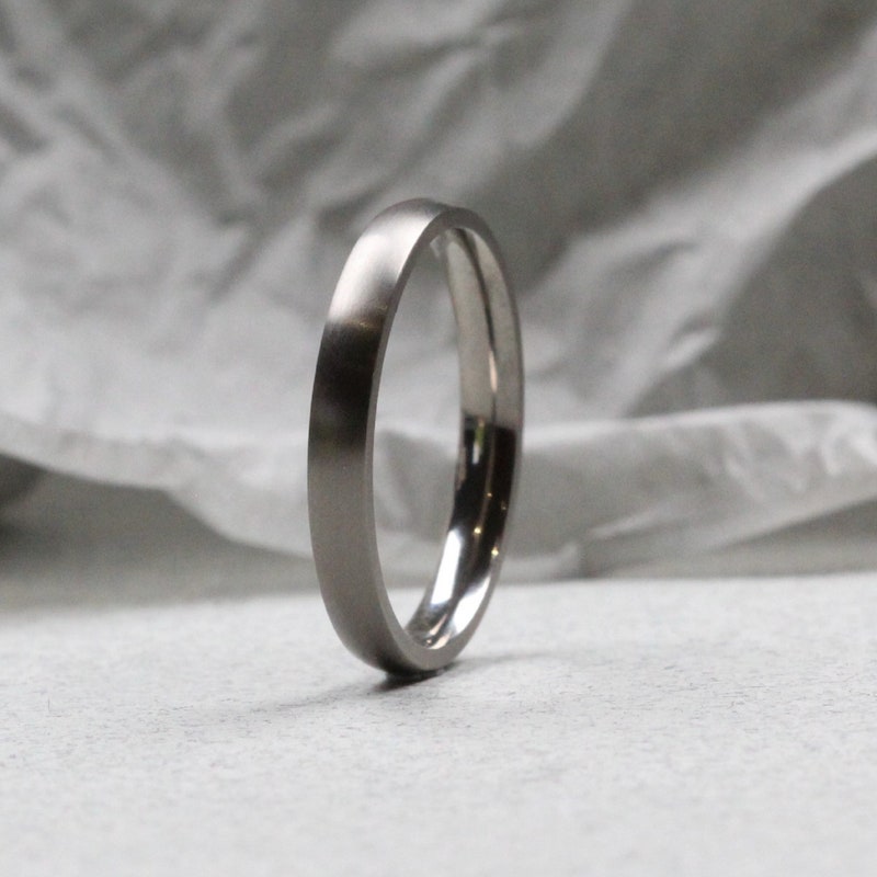 Matte Wedding Ring - Etsy UK