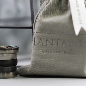 Titanium Wedding Ring Ice-effect Matt Finish. Comfort Fit. Titanium ...